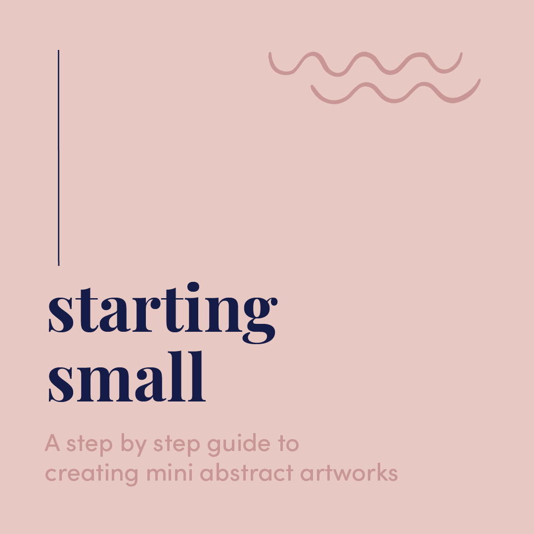 Introducing my first online course "Starting Small" – katehursthouse