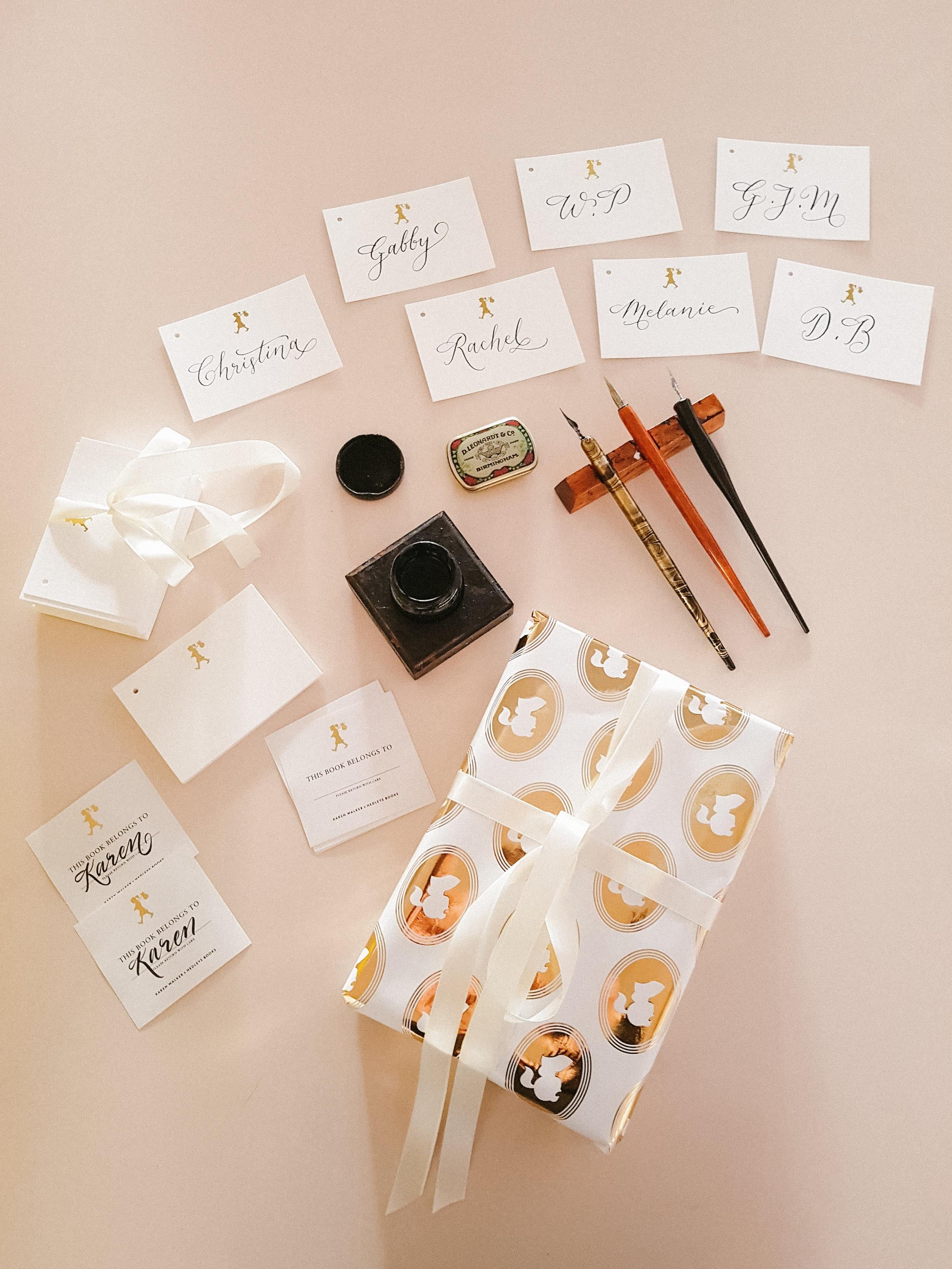 Calligraphy for Karen Walker – katehursthouse